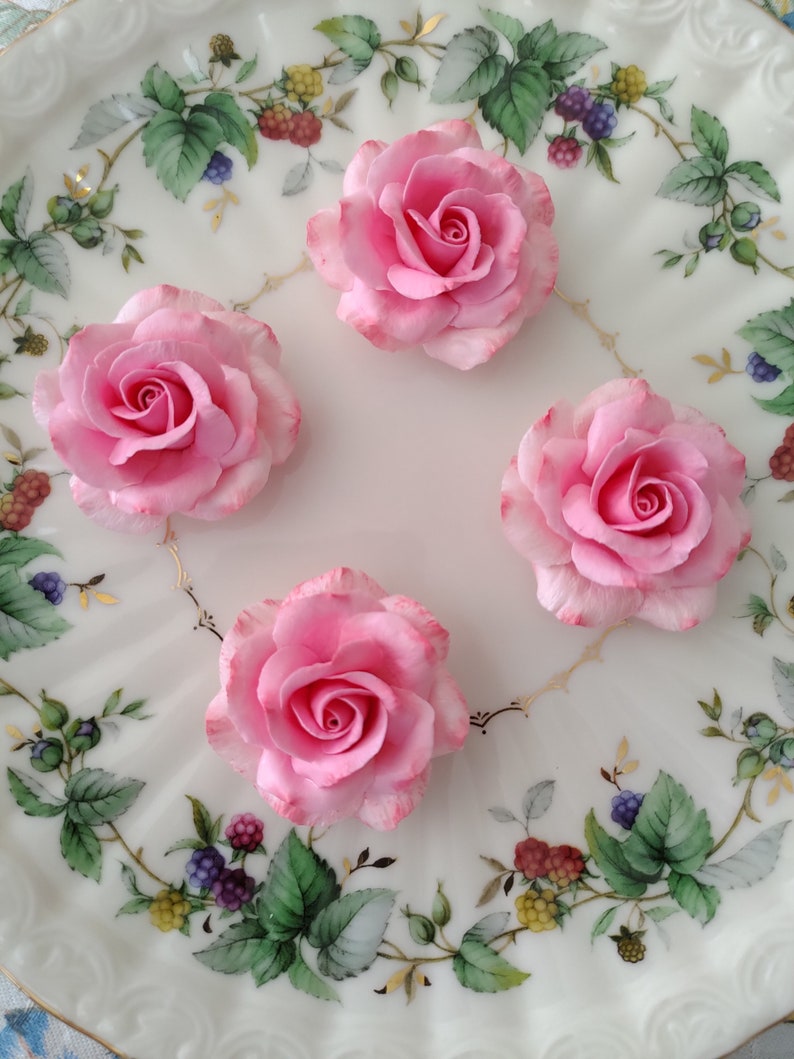 Polymer Clay Rose, Realistic Rose Flower - Etsy
