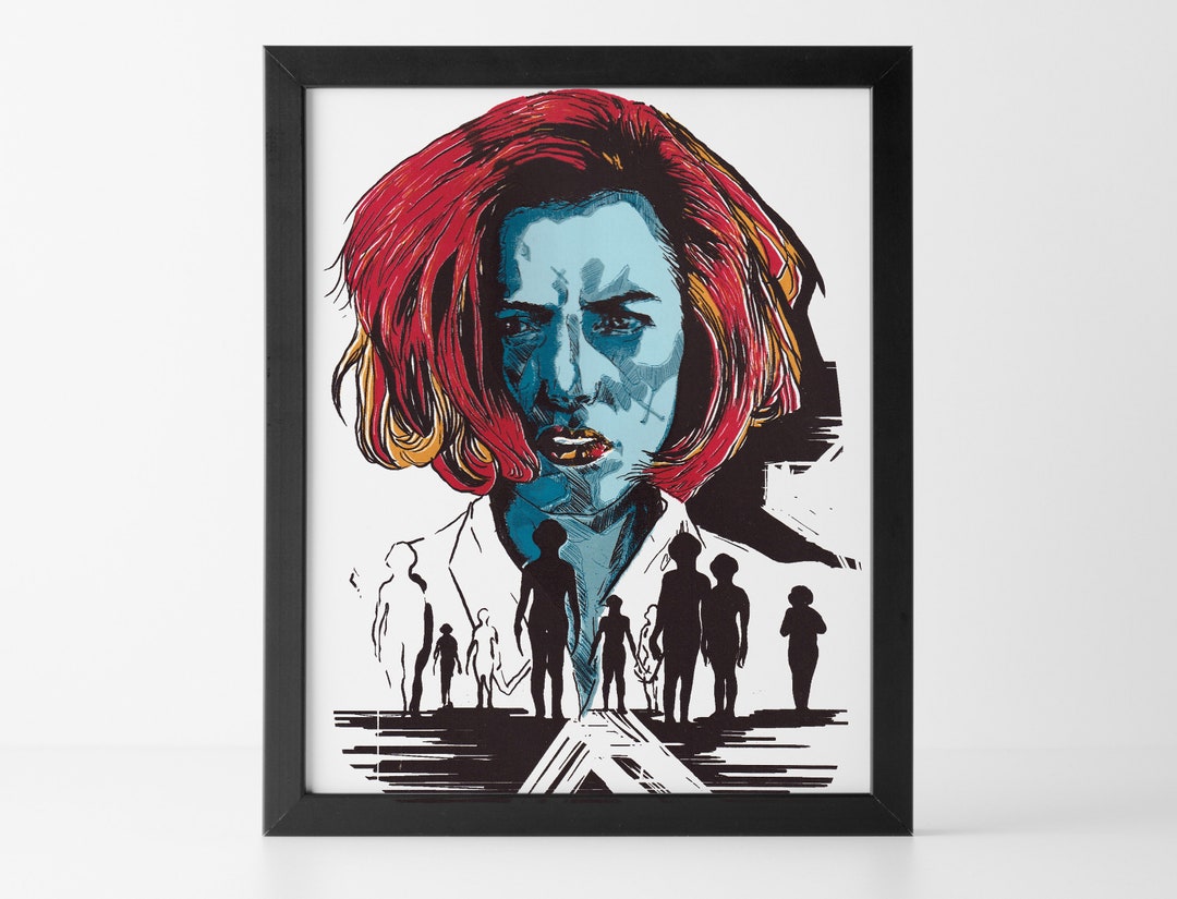 Scully X-files Screen Printed - Etsy