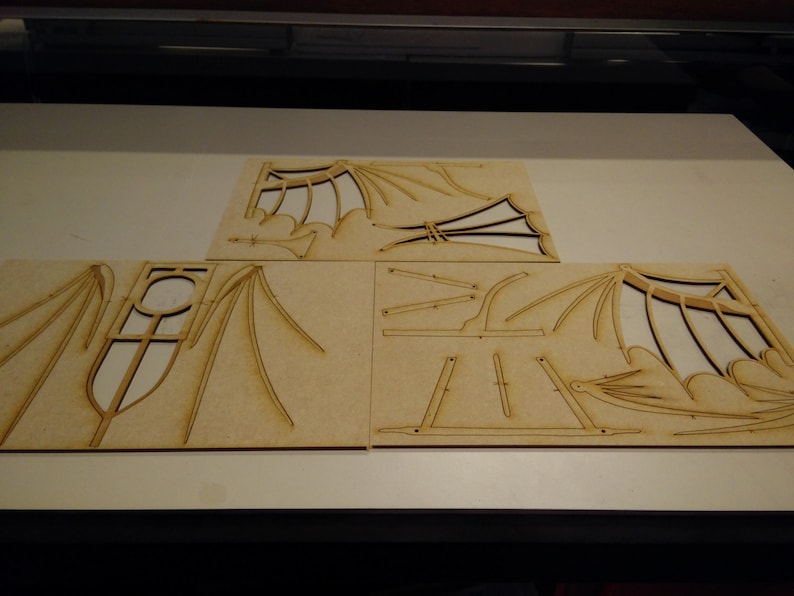 Leonardo Da Vinci Flying Machine Model Files (svg , Dxf , Pdf and Ai ...