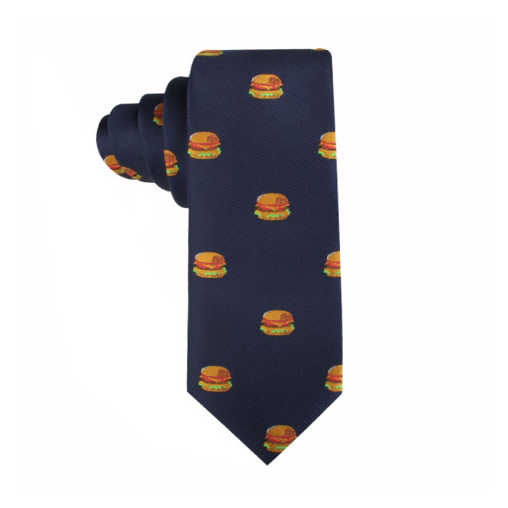 Burger Lover Sandwich Breakfast Tie for Him Whopper Burgers | Etsy