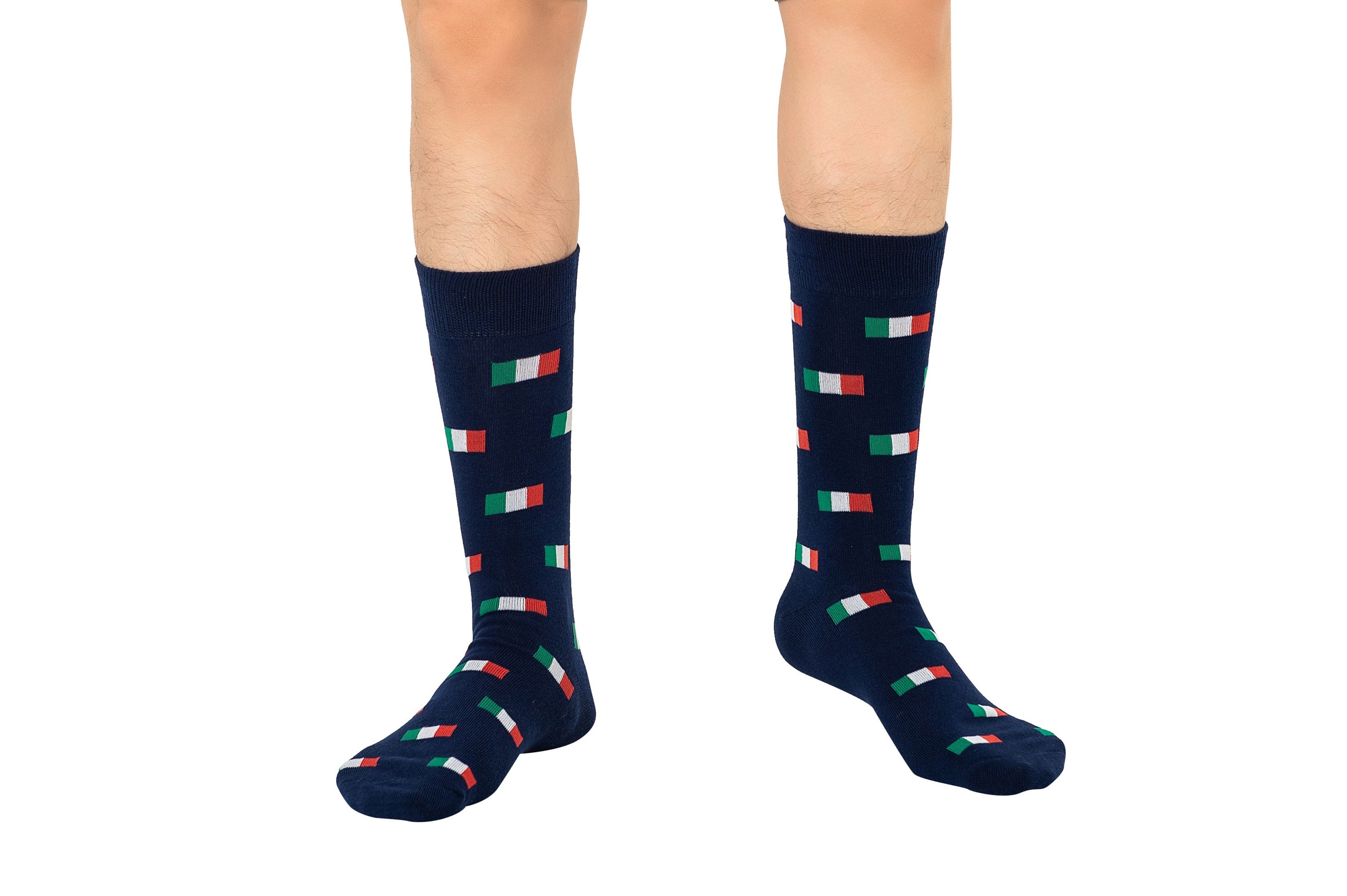 Mexican Flag Mexico Italian Flag Italy Socks for Him Happy Fun - Etsy
