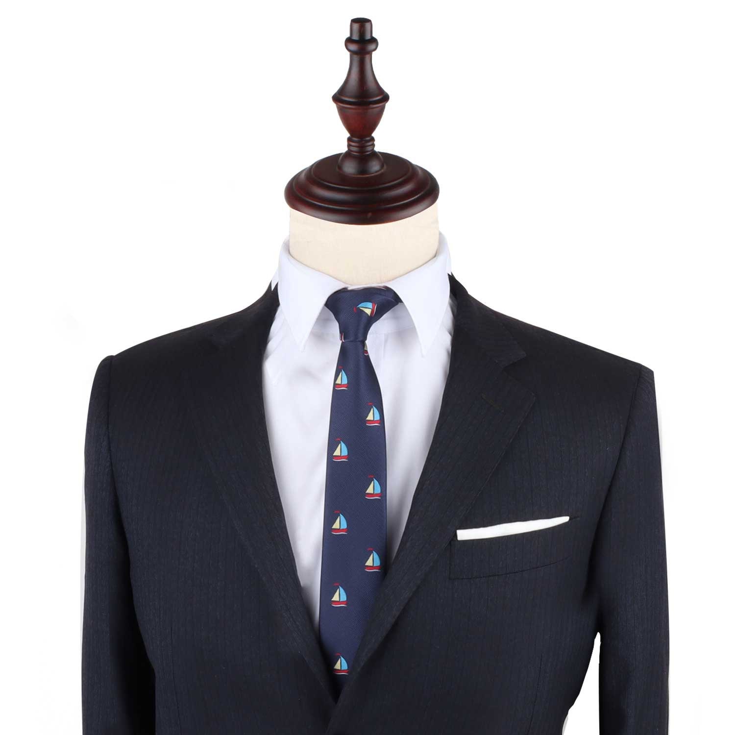 Sail Boat Sailor Neckties for Him | Sailing Yacht Race Tie sold by Kaye ...