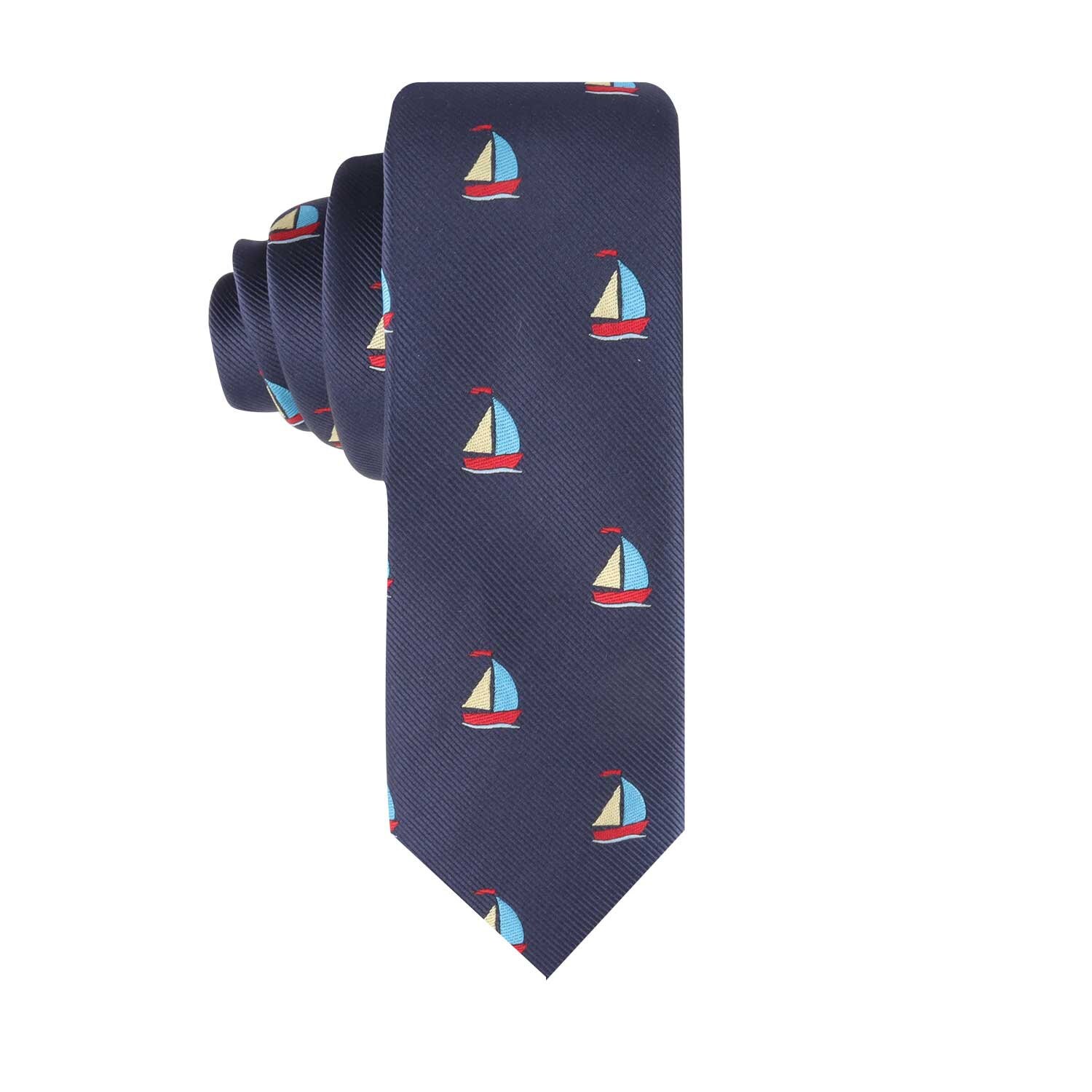 Sail Boat Sailor Neckties for Him | Sailing Yacht Race Tie sold by Kaye ...