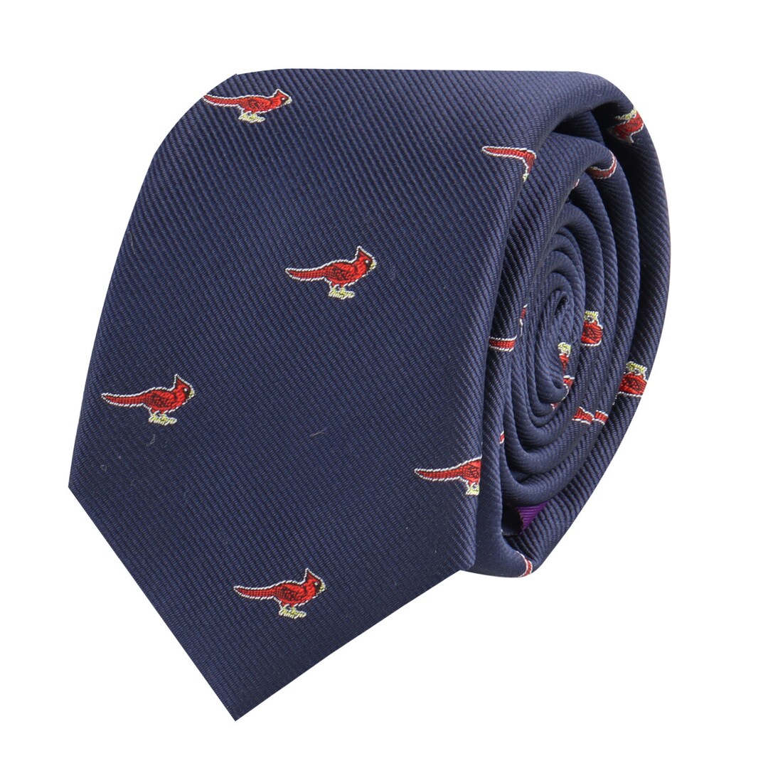 Cardinal Bird Ties for Him Cardinals Fan Baseball MLB Animal - Etsy