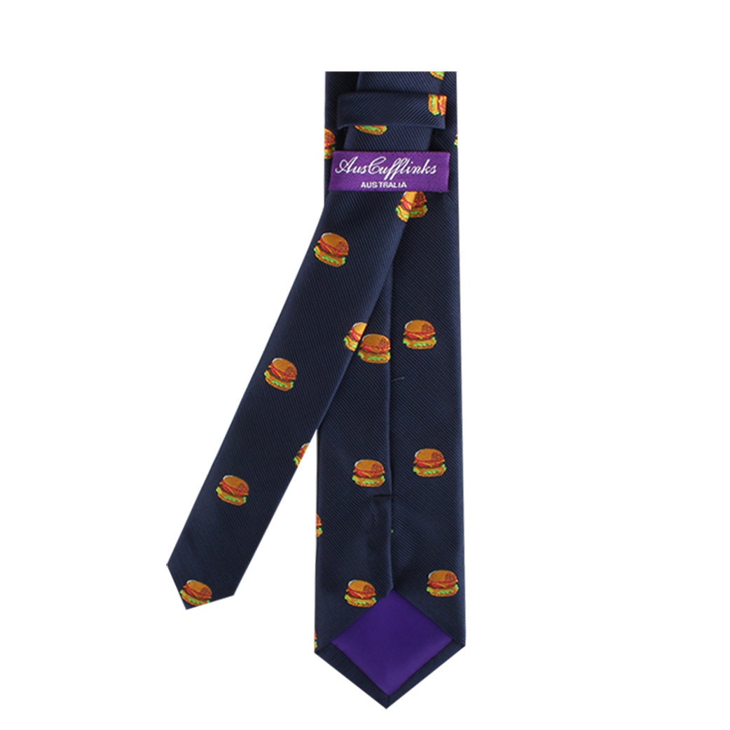 Burger Lover Sandwich Breakfast Tie for Him Whopper Burgers | Etsy