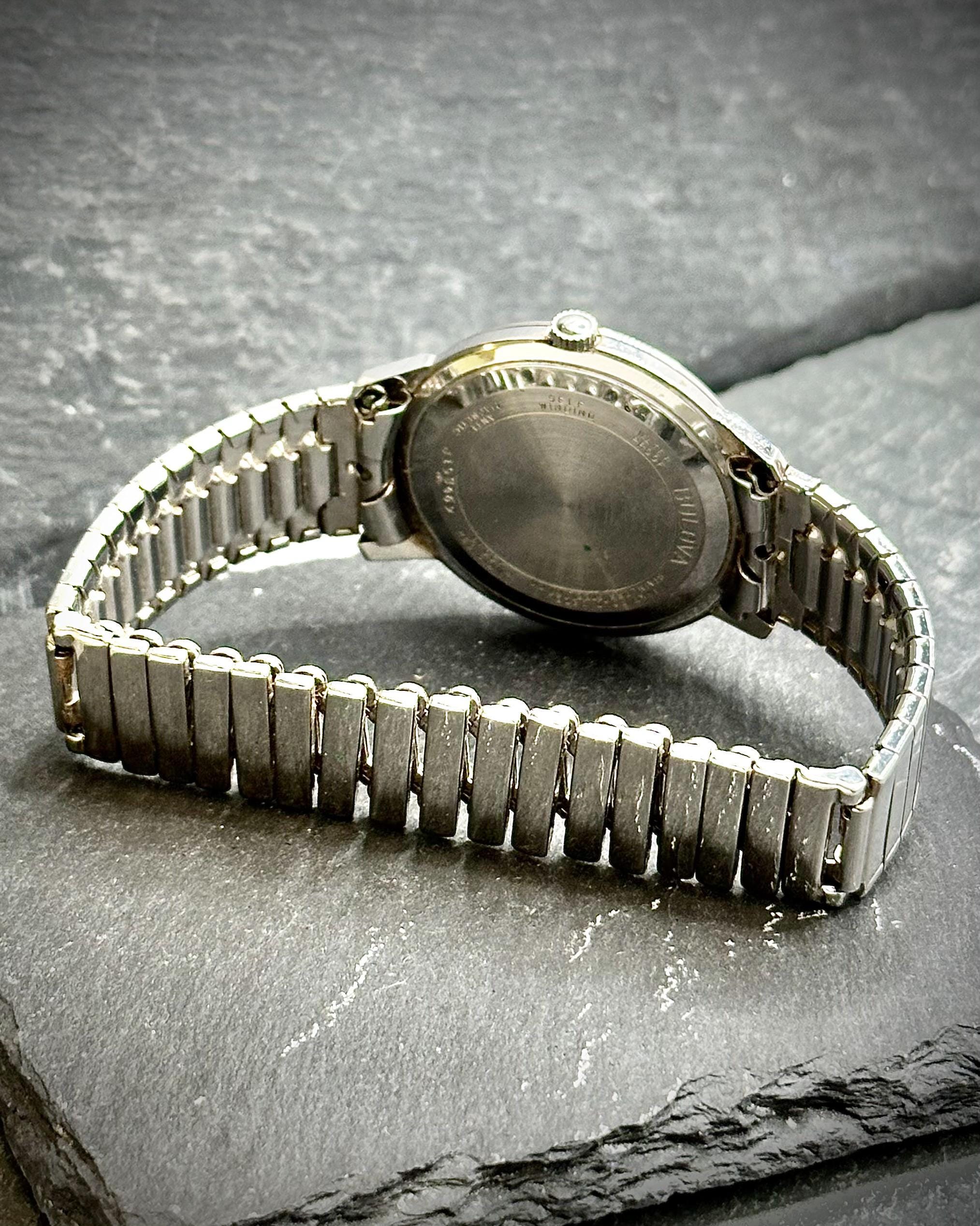 Vintage 1960s Bulova Ambassador Self-winding Watch – 14K Gold Bezel ...