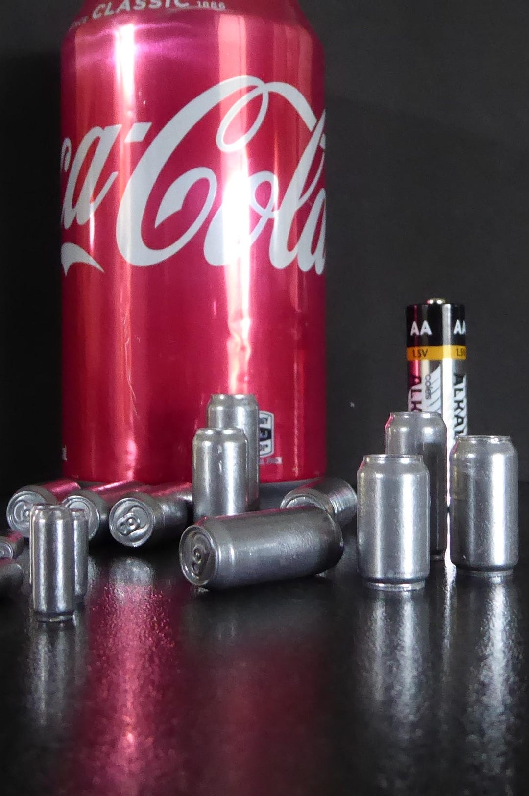 Set of 5 Scale Model Classic Beer - Soda Cans X 5 Standard Sizes ...