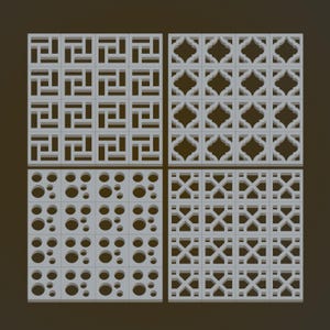 Set of 24 X Breeze Blocks - Cinder Blocks - STL Files for 3D Printing ...