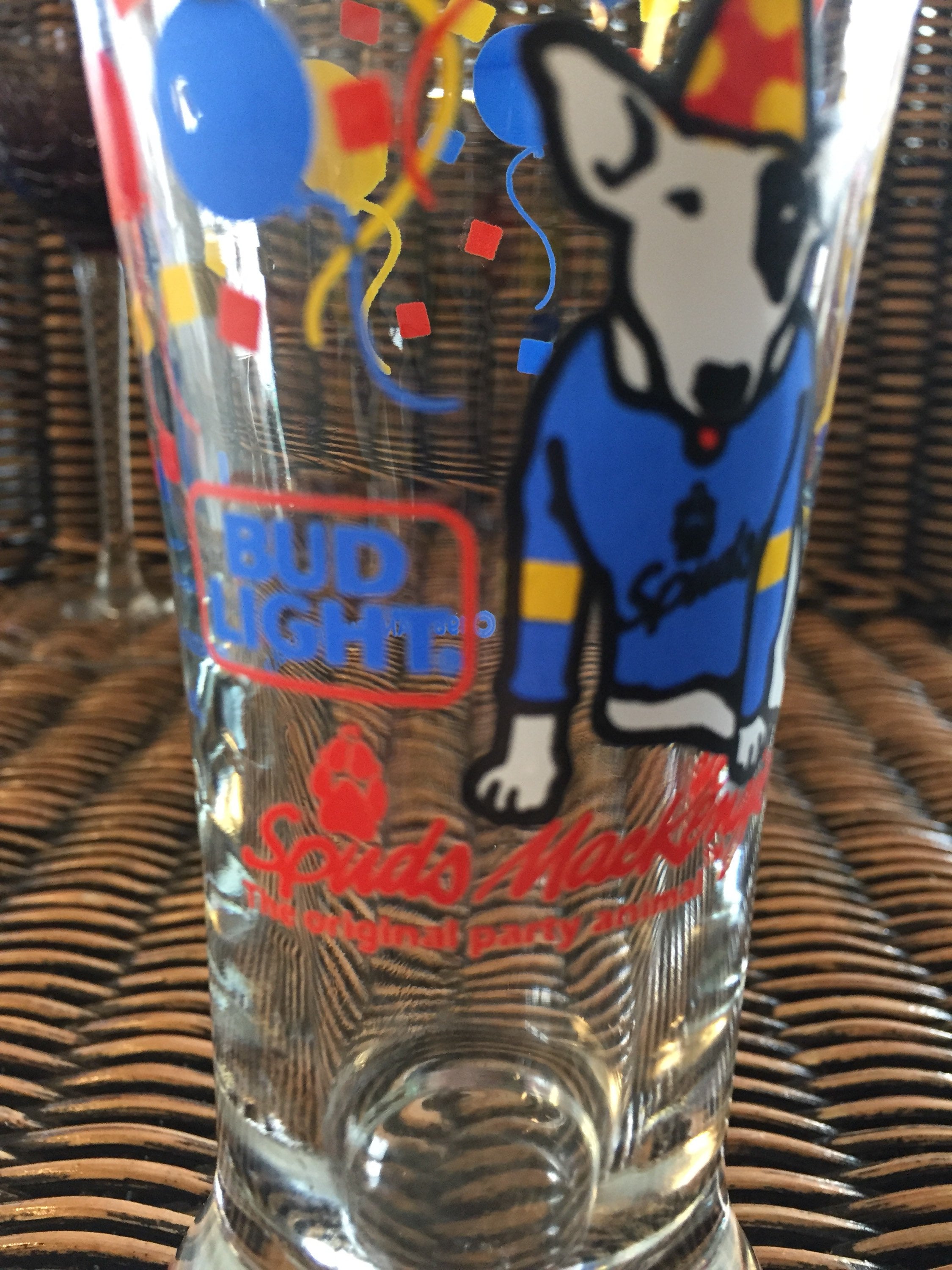 Home & Living Drink & Barware Vintage Beer Glasses 1987 Spuds MacKenzie ...
