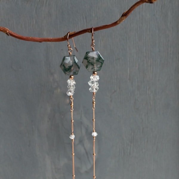 Moss Green Earrings - Etsy