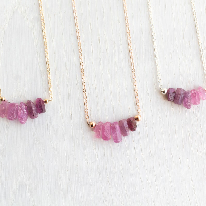 Raw Ruby Jewelry - Etsy