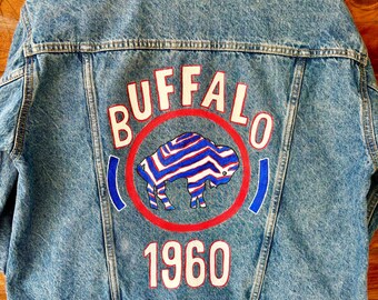 Buffalo Jean Jacket, Retro Buffalo Jacket, Buffalo Jacket, Buffalo ...