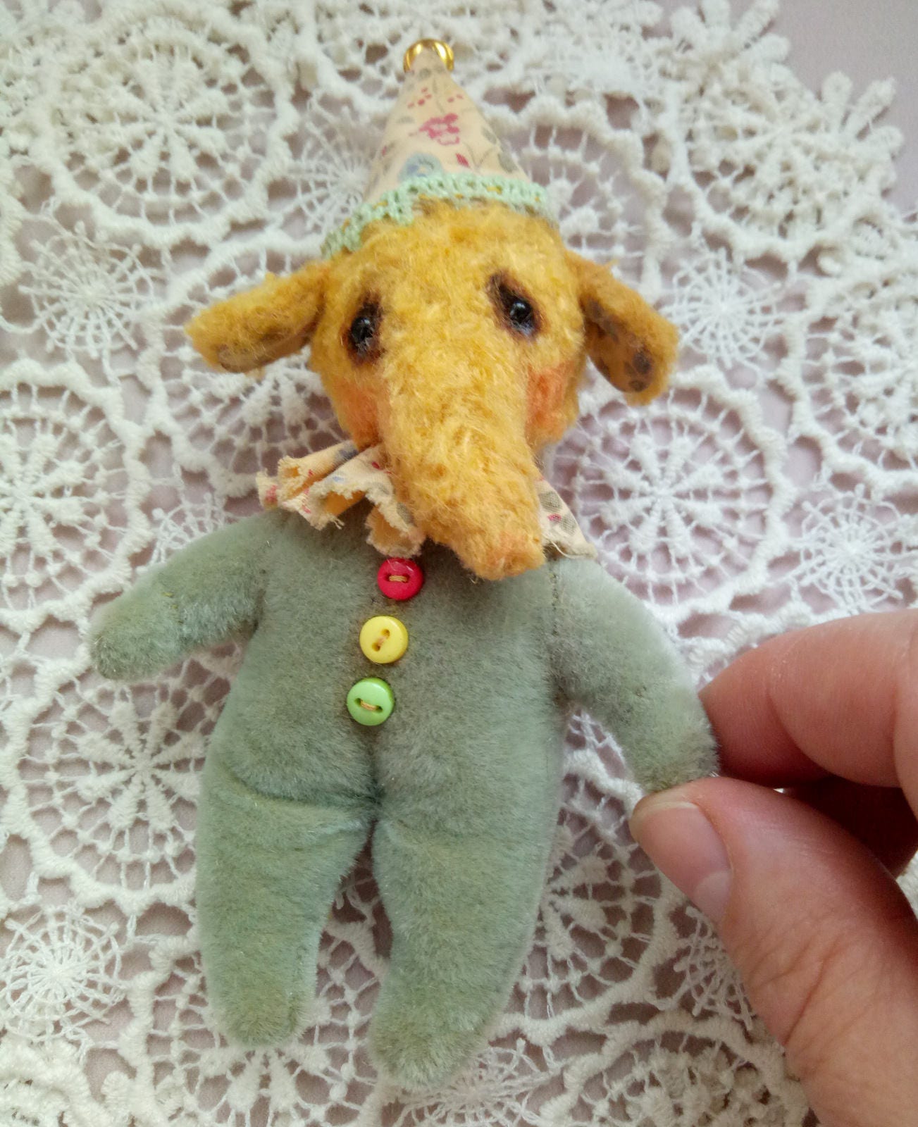 Mini Elephant Primitive as a Souvenir for Good Luck or a Toy | Etsy