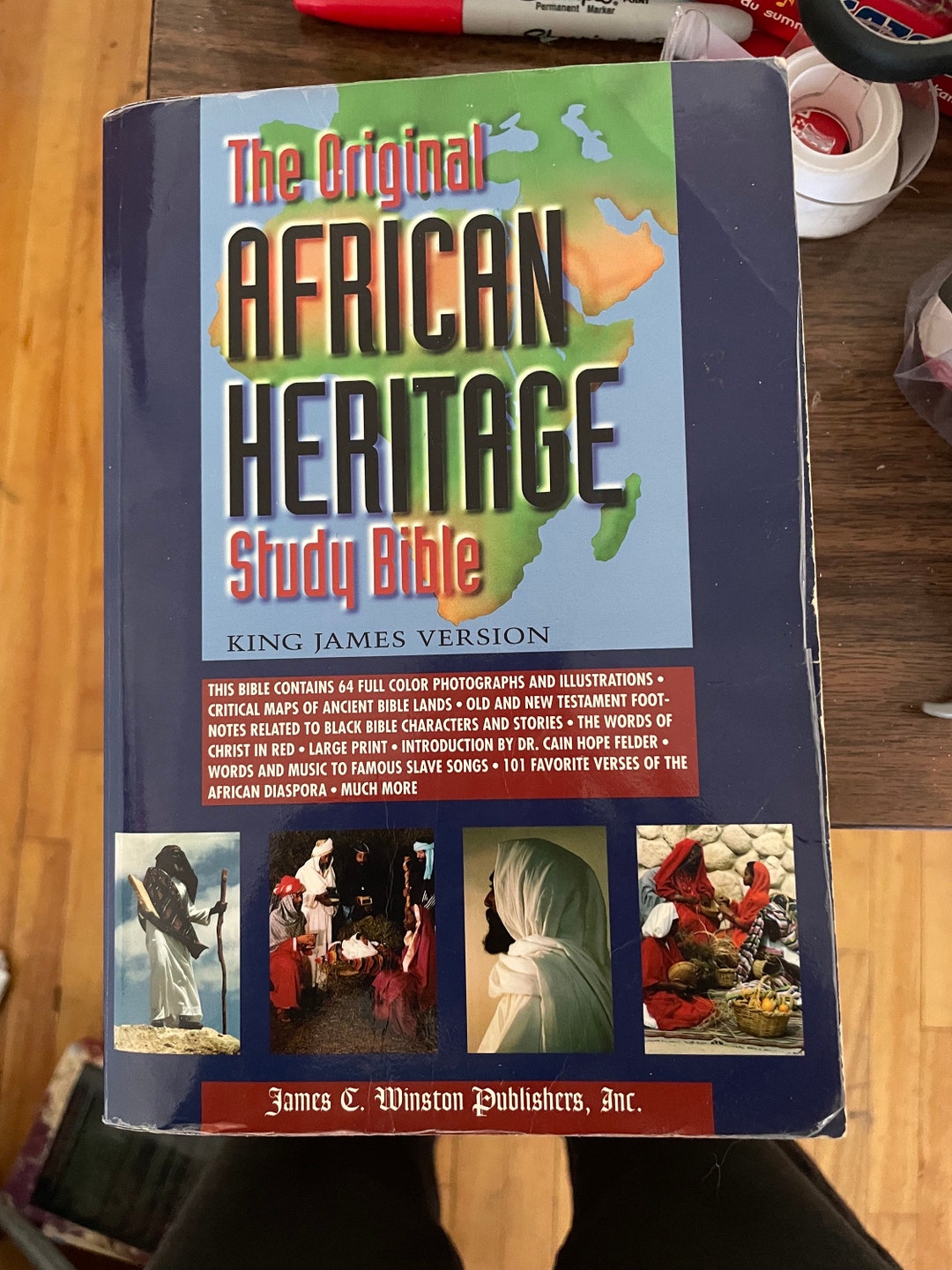 The Original African Heritage Study Bible, 1993, Soft-cover First ...