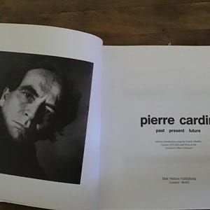 Pierre Cardin, Past, Present, Future, Collectible Book/catalog ...