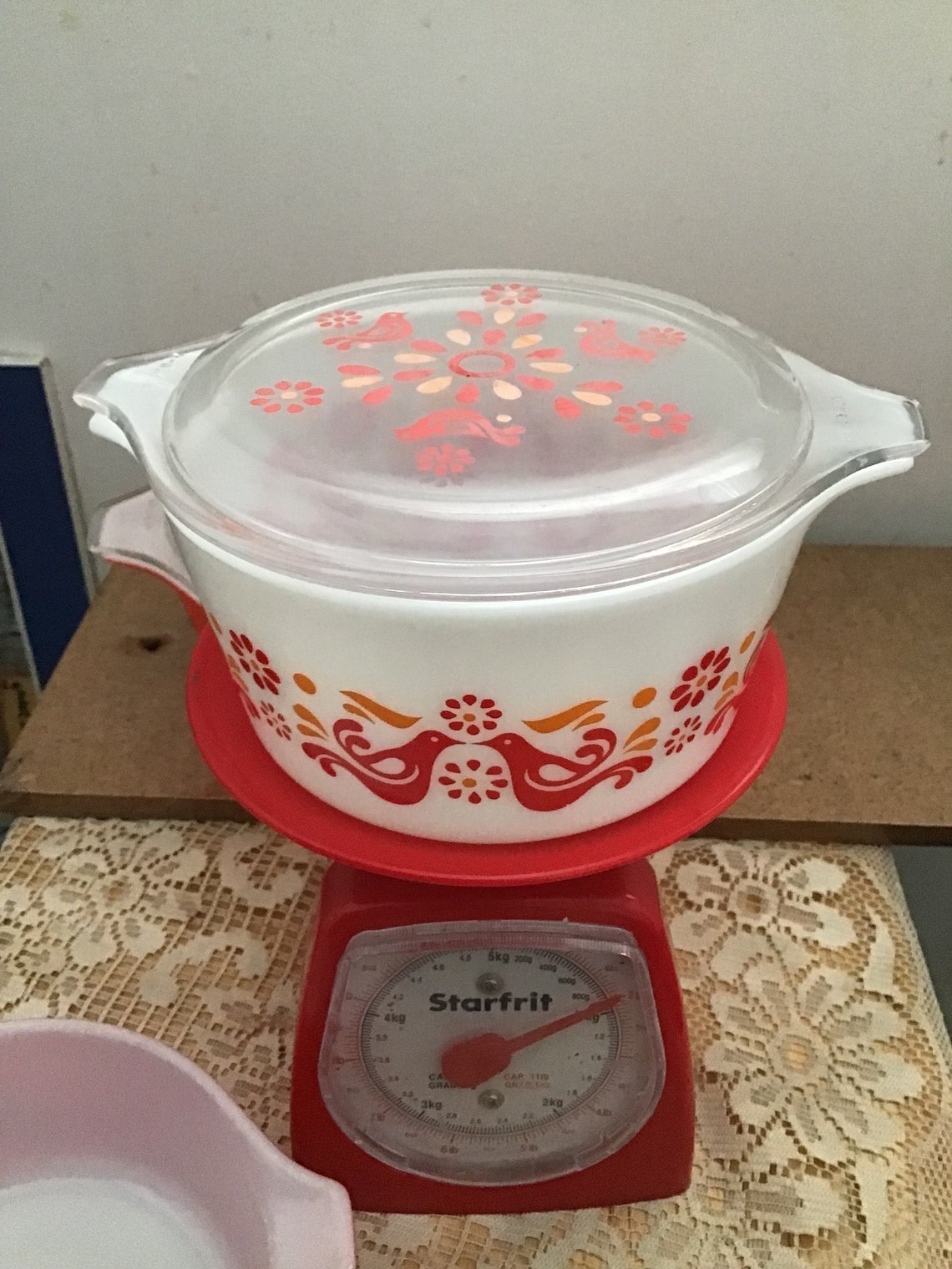 Pyrex Friendship Pattern Bake, Serve and Store Casserole Set No. 472 ...