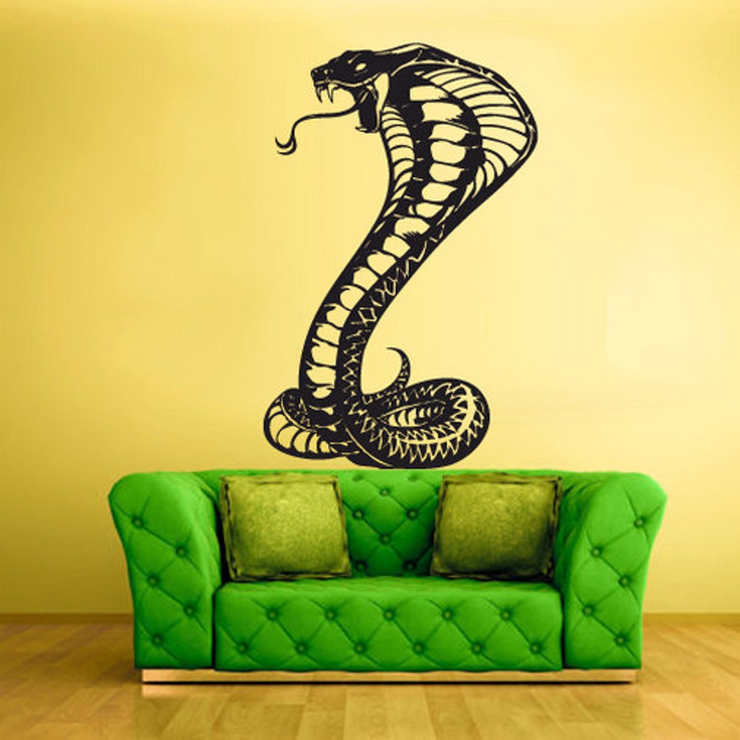 Cobra Snake Wall Decal Sticker Z442 - Etsy