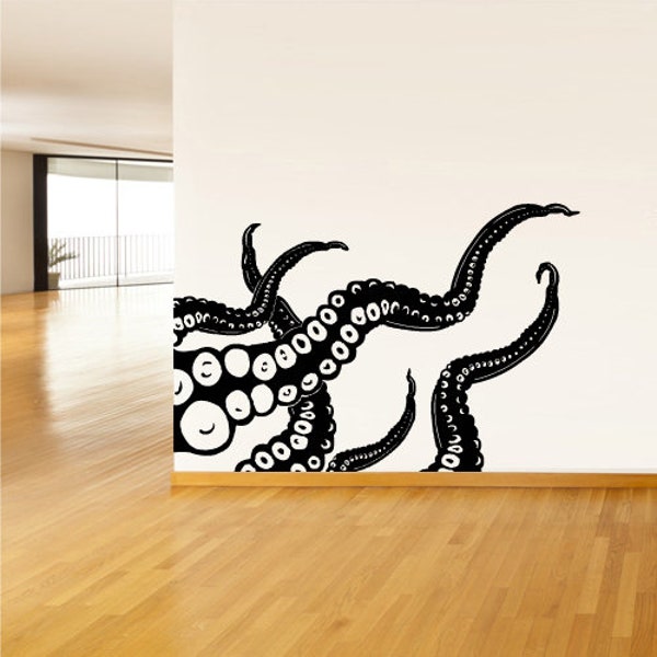Octopus Wall Decal - Etsy