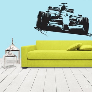 Formula 1 Wall Art Decal Lewis Hamilton Racing Car Wall Decor - Etsy