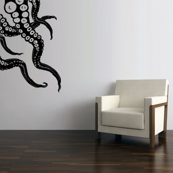 Octopus Wall Decal - Etsy