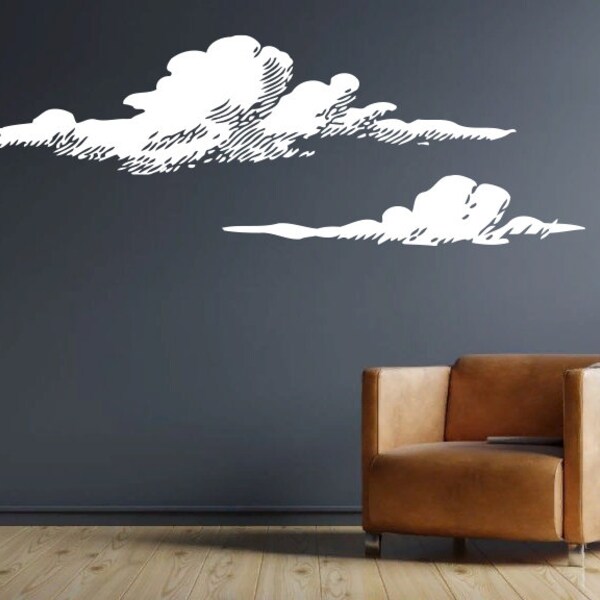 Cloud Wall Decals - Etsy