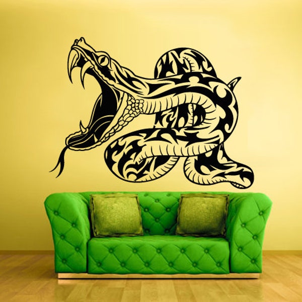 Snake Wall Decal - Etsy