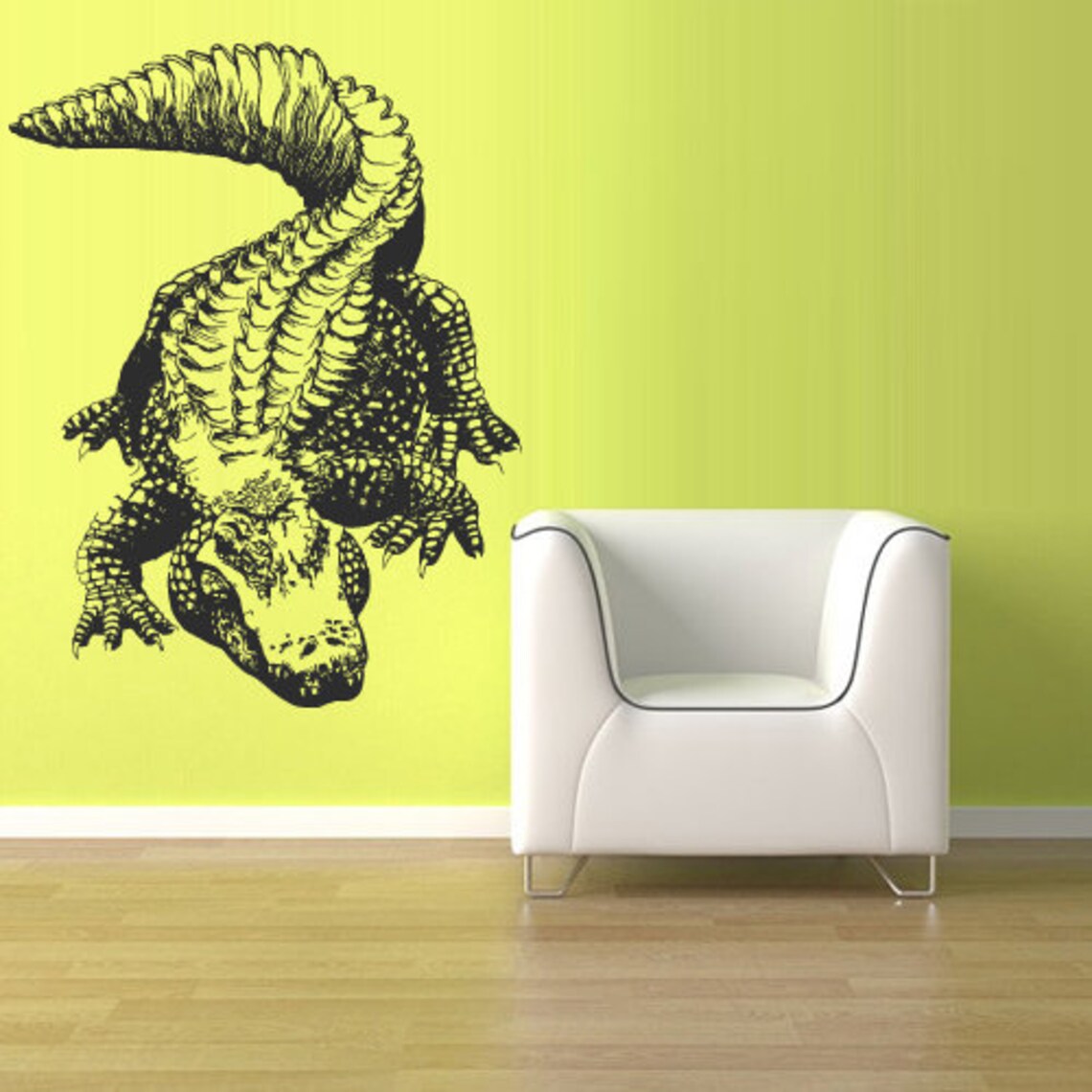 Crocodile Wall Decal Alligator Sticker Croc Z1518 | Etsy