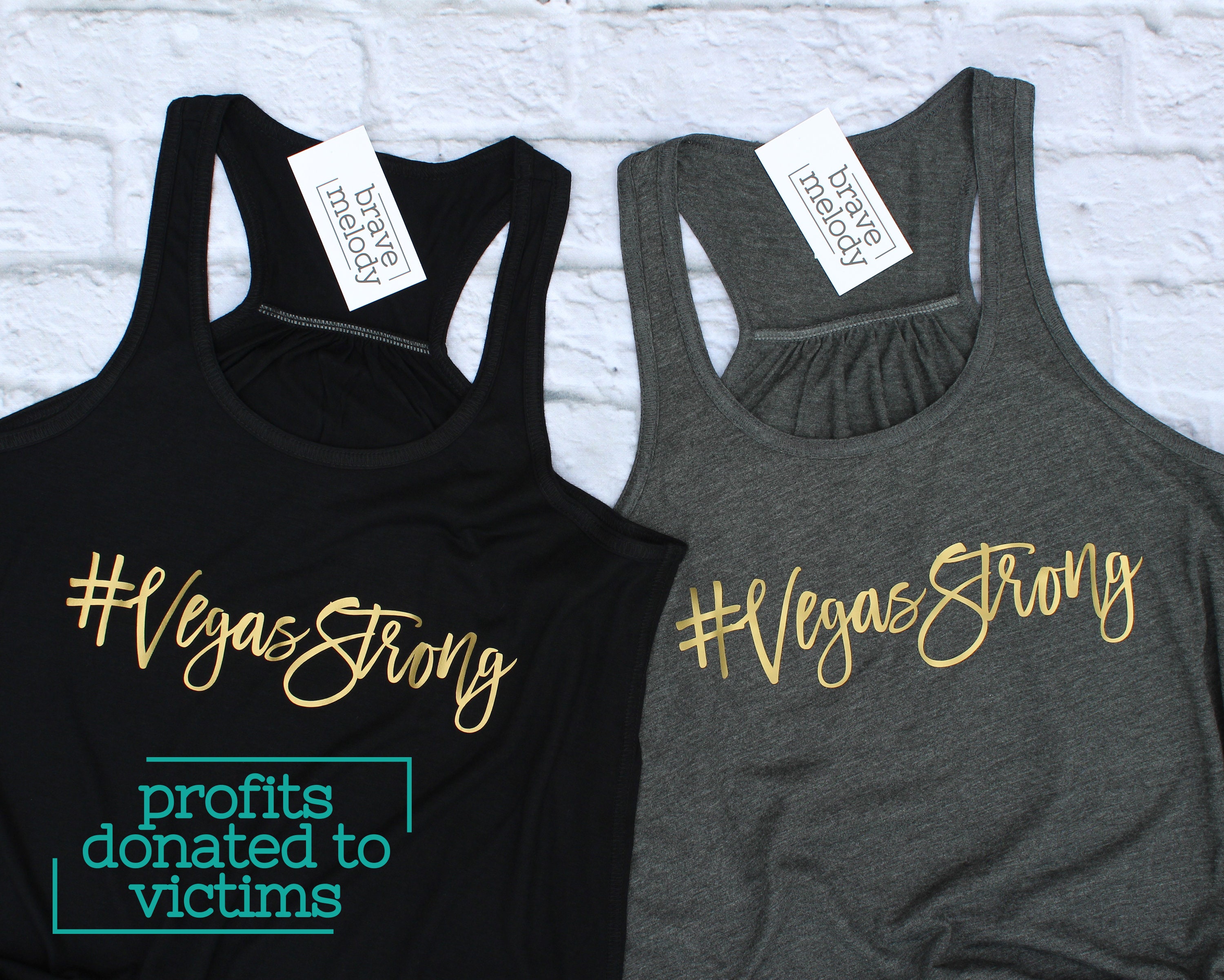 Vegas Strong Tank Top to Support Victims Fund, #vegasstrong Razorback ...