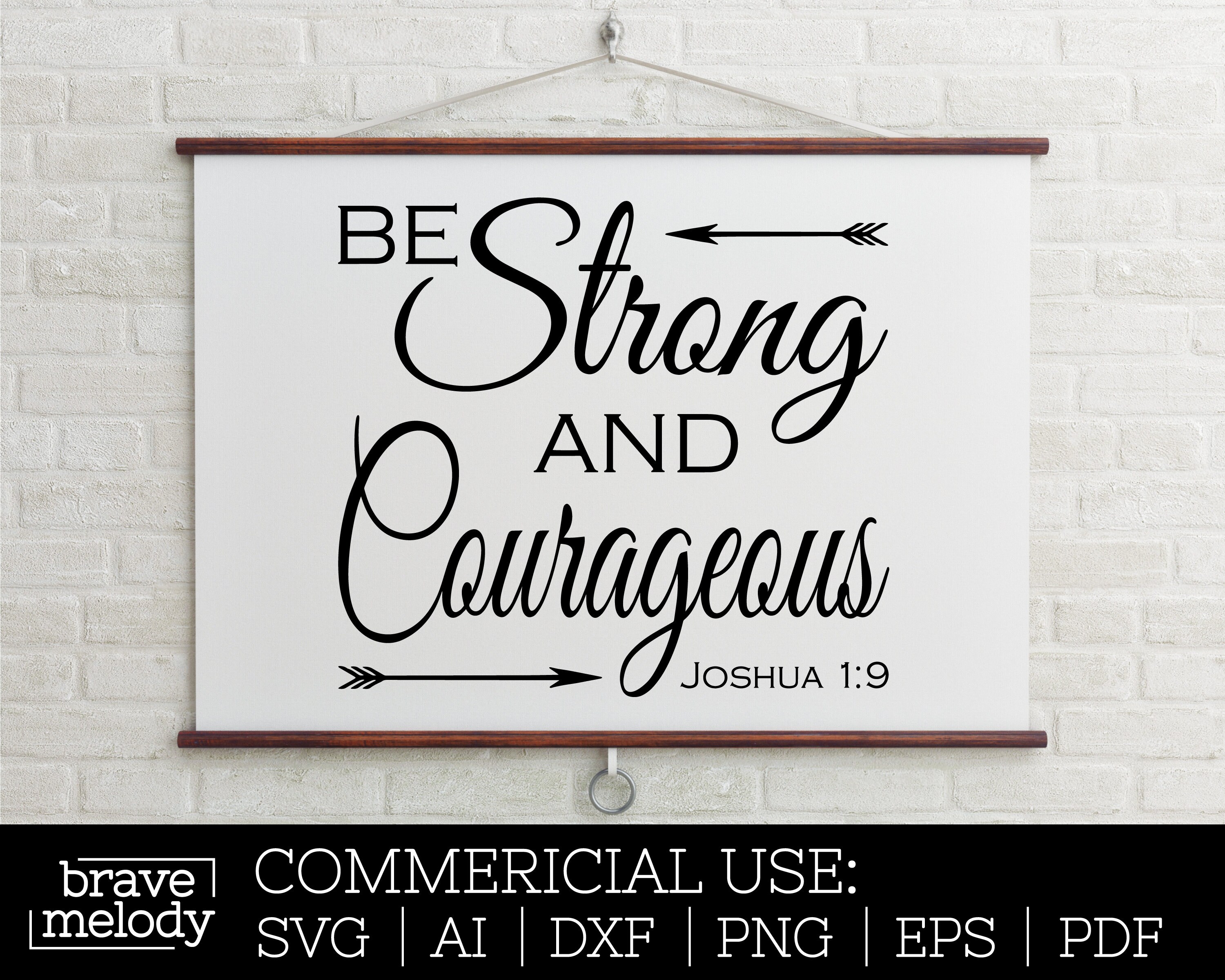 Be Strong and Courageous Christian Womens Tank Top Religious | Etsy