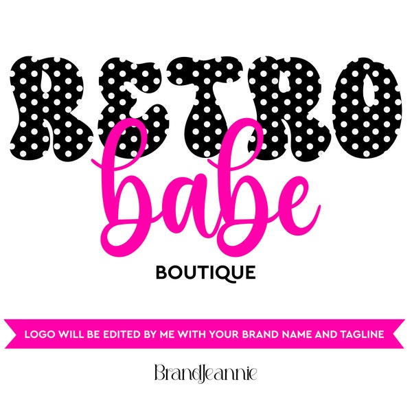 Polka Dot Logo - Etsy