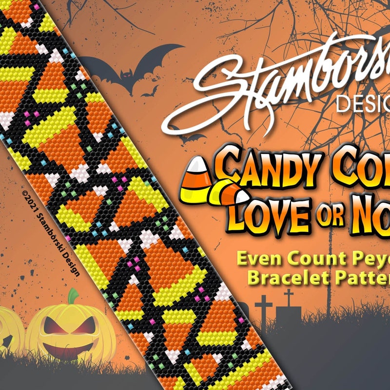 Candy Corn Beads - Etsy