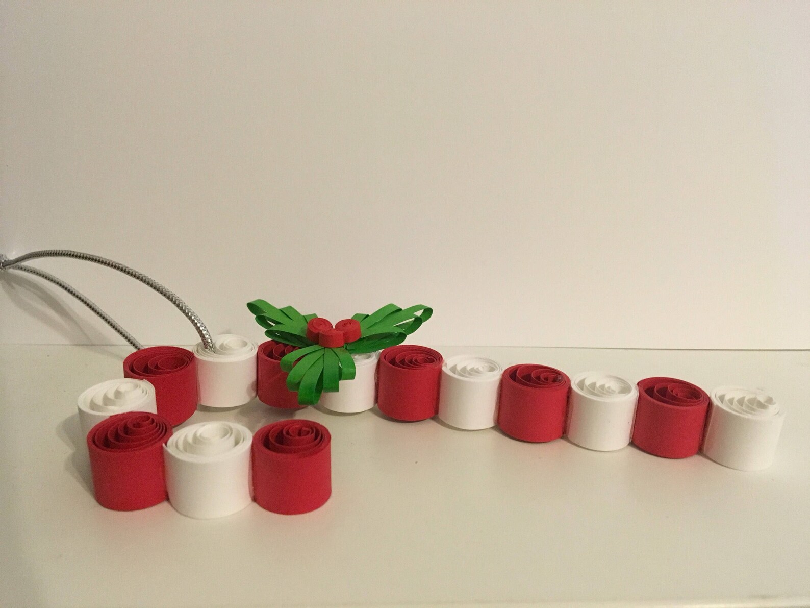 Quilled Candy Cane Ornament - Etsy