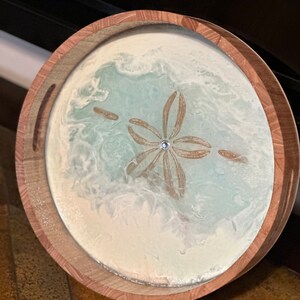 Ocean Resin Tray With Quilled Starfish - Etsy