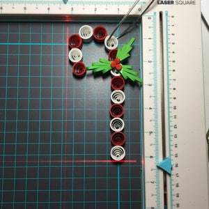 Quilled Candy Cane Ornament - Etsy