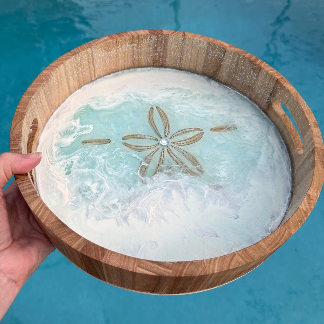 Ocean Resin Tray With Quilled Starfish - Etsy