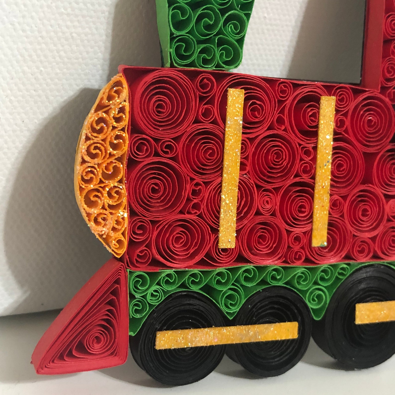 Handmade Quilled Train or Locomotive Ornament - Etsy