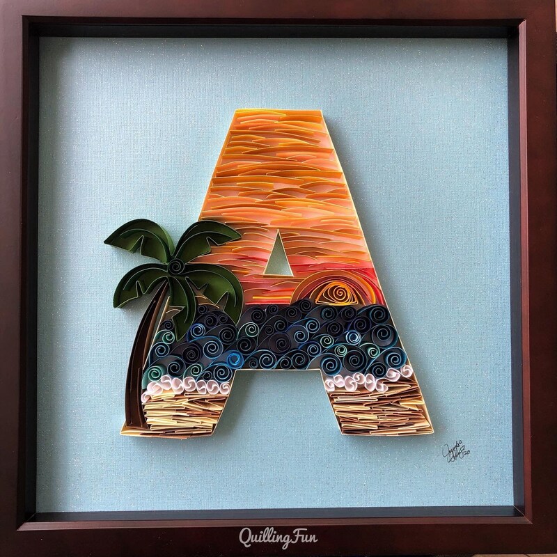 Quilled Letter - Etsy