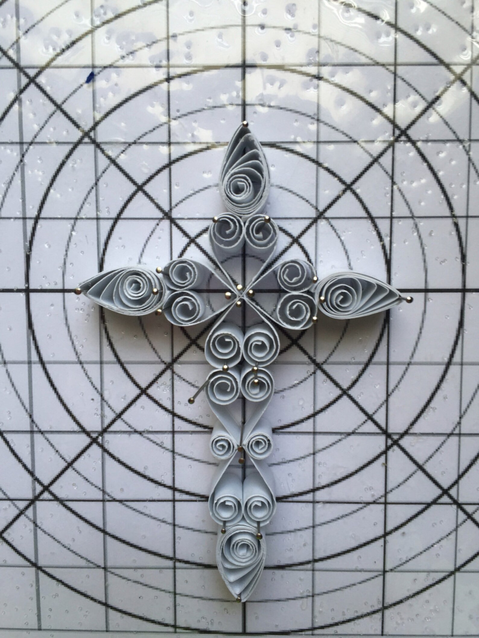 Quilled Paper Art Cross Ornament Christmas Ornament - Etsy Israel