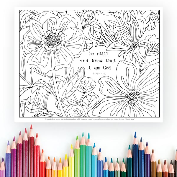 Be Still and Know That I Am God - Etsy