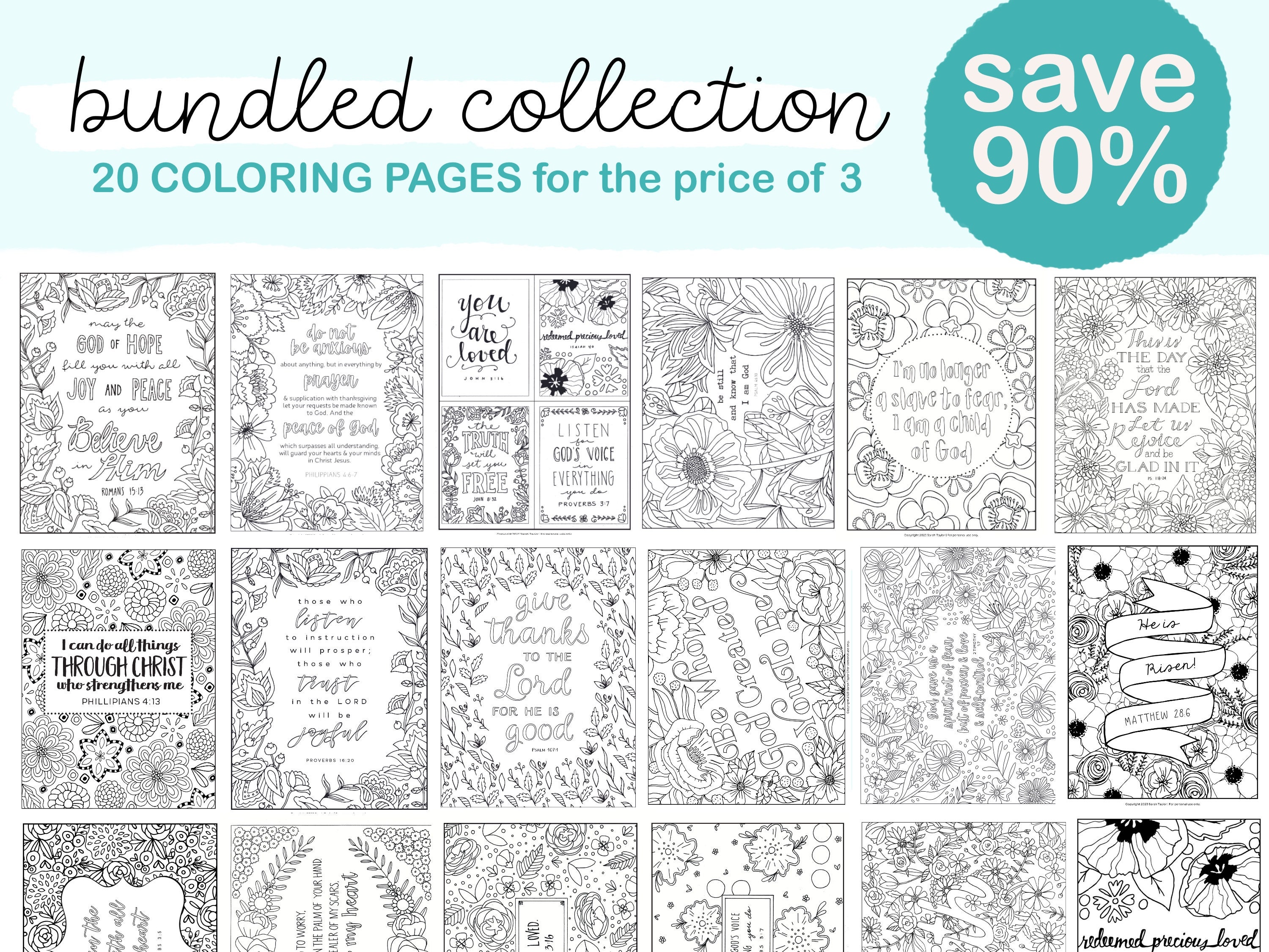 Be Still, Coloring Page, Psalm 46:10, Printable Coloring, Christian ...