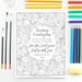 Be Strong and Courageous Printable Coloring Page | Joshua 1:9 - Etsy