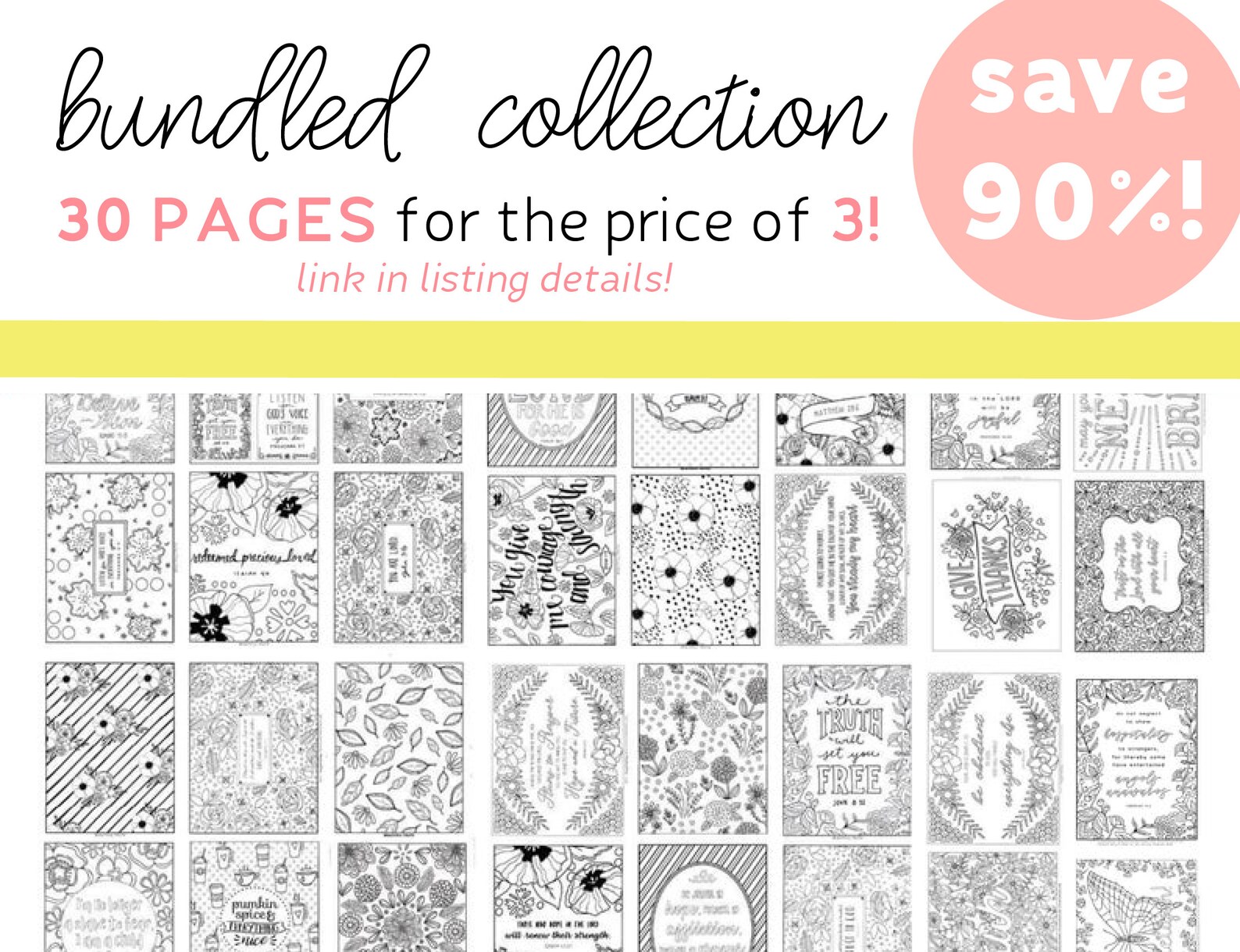 Be Still Coloring Page Psalm 46:10 Printable Coloring - Etsy