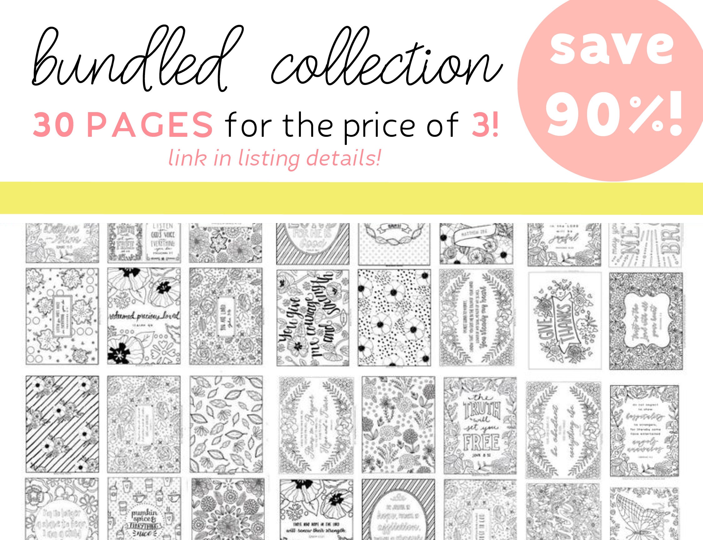 Be Still Coloring Page Psalm 46:10 Printable Coloring - Etsy