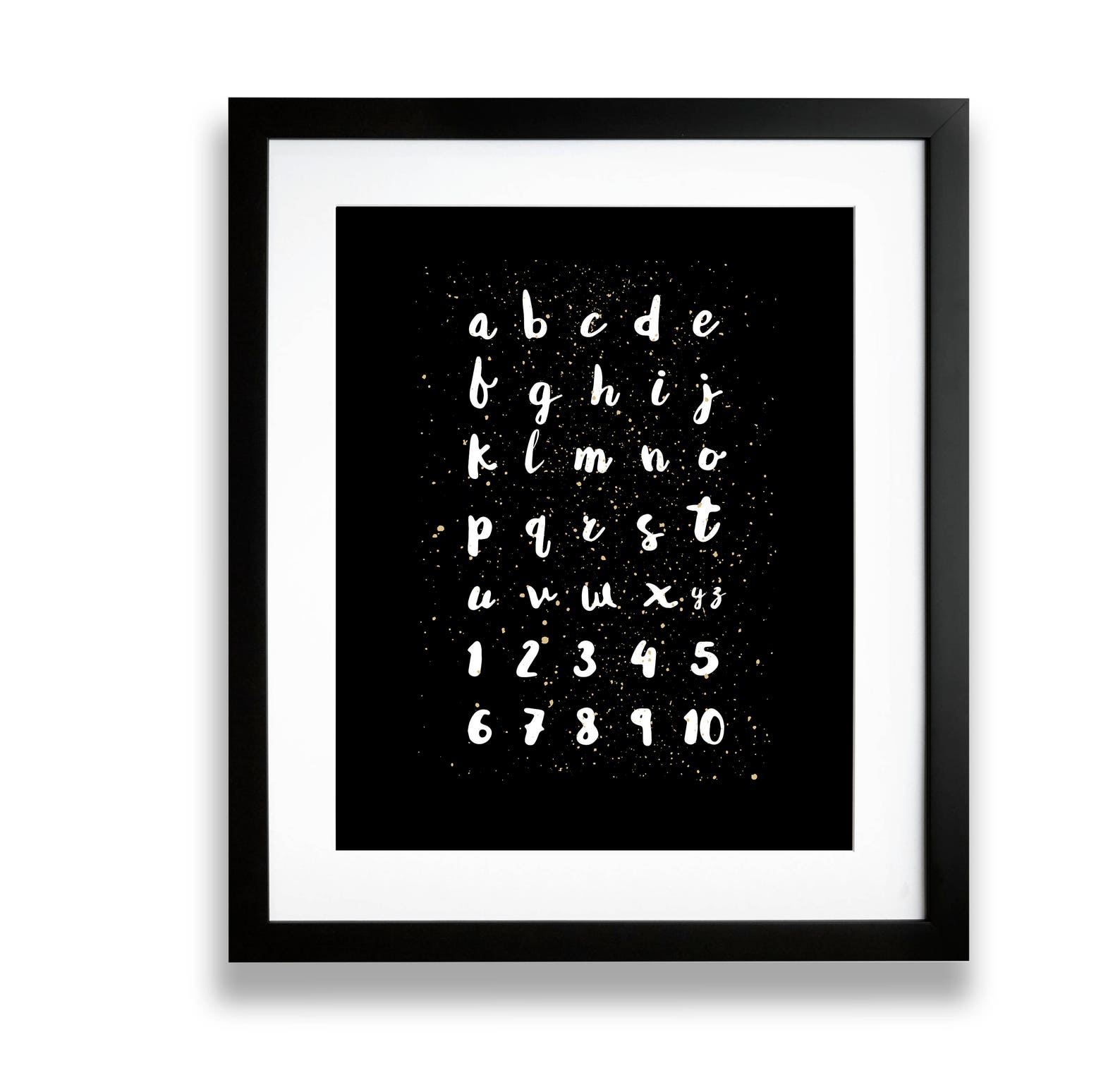 Alphabet Wall Decor Instant Download Script ABC Poster - Etsy