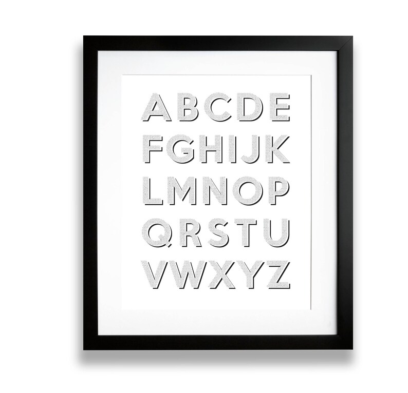 Alphabet Wall Decor, Instant Download, ABC Poster, Toddler Poster ...