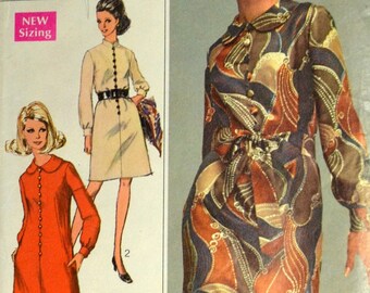 Uncut 1960s Vogue Vintage Sewing Pattern 5630, Size 12 Coat and Scarf ...