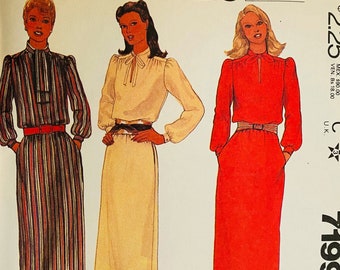 Mccall's 9279 Misses' Dress in Two Lengths Size 6-10 UNCUT - Etsy