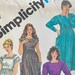 Uncut 1980s Simplicity Vintage Sewing Pattern 6186 Size 14 Misses ...