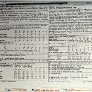 Uncut 2000 Simplicity Sewing Pattern 9328 Size 8-14 | Etsy