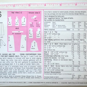 Uncut 1970s Simplicity Vintage Sewing Pattern 9616, Size 12 Misses ...